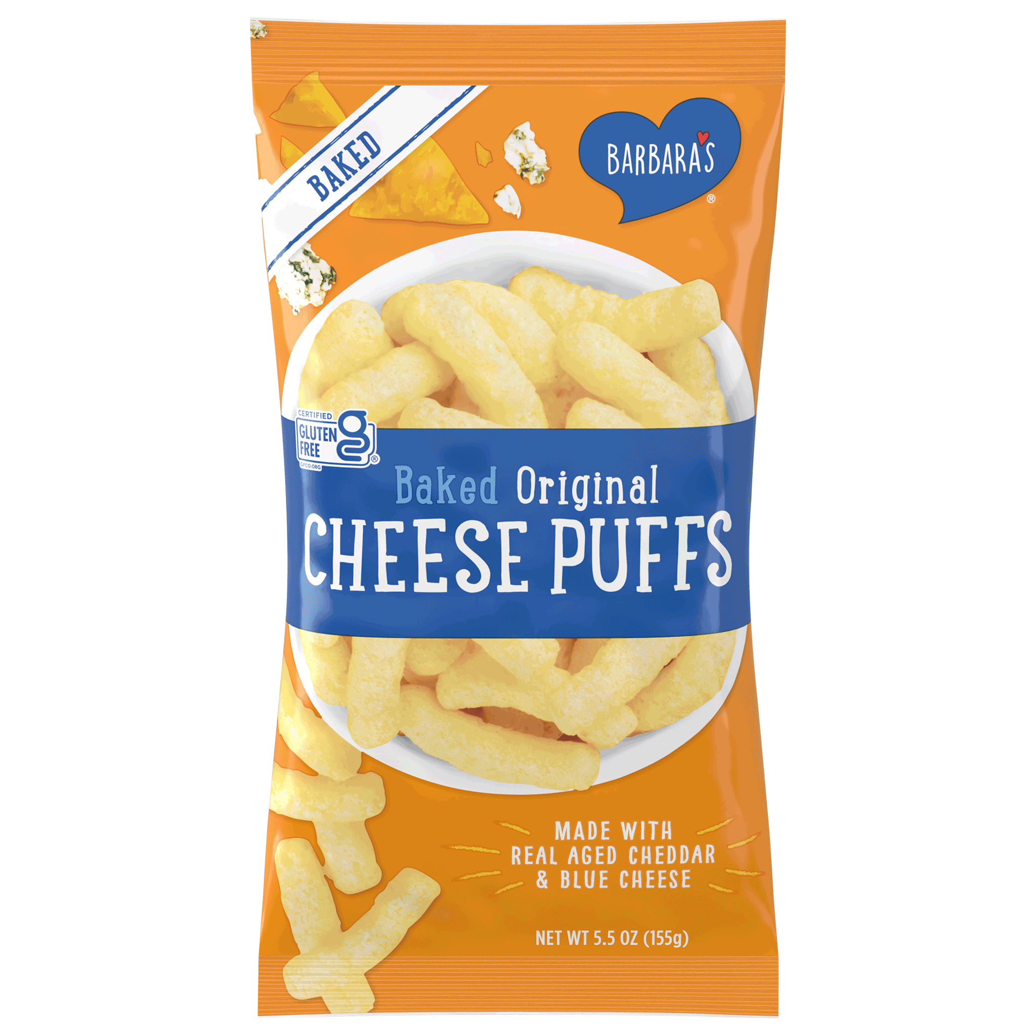 Barbaras Baked Original Cheese Puffs Post Consumer Brands