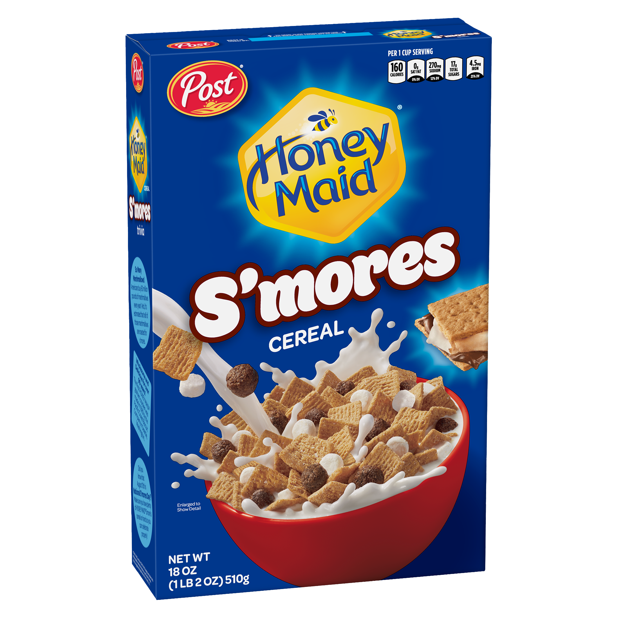 HONEY MAID S'mores Cereal: Toasty Graham Cracker Goodness