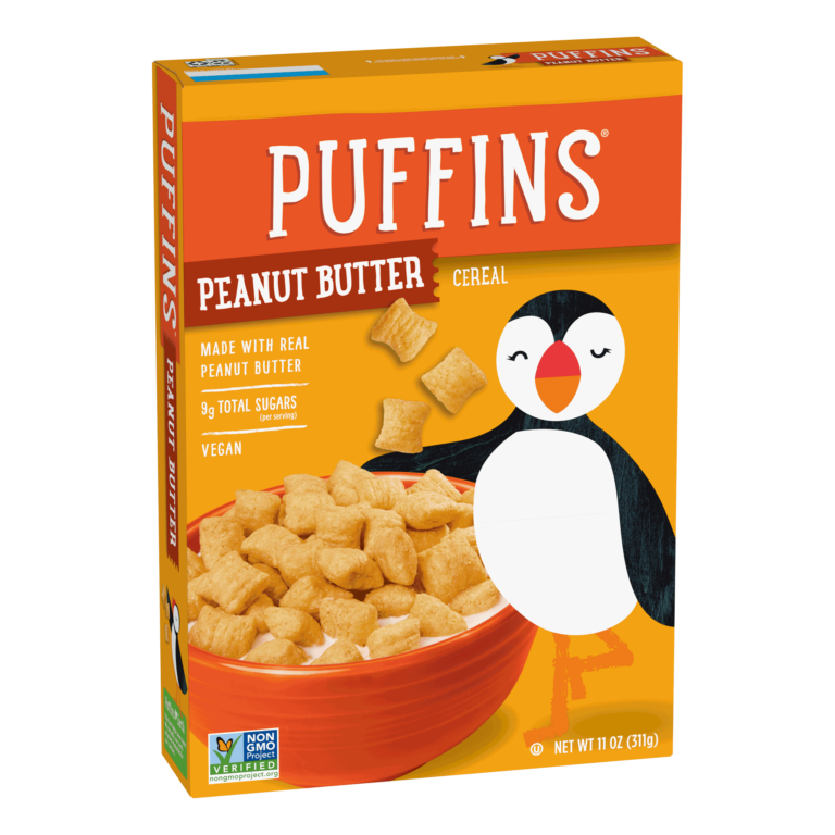 Puffins Cereal: Non-GMO Project Verified and Vegan