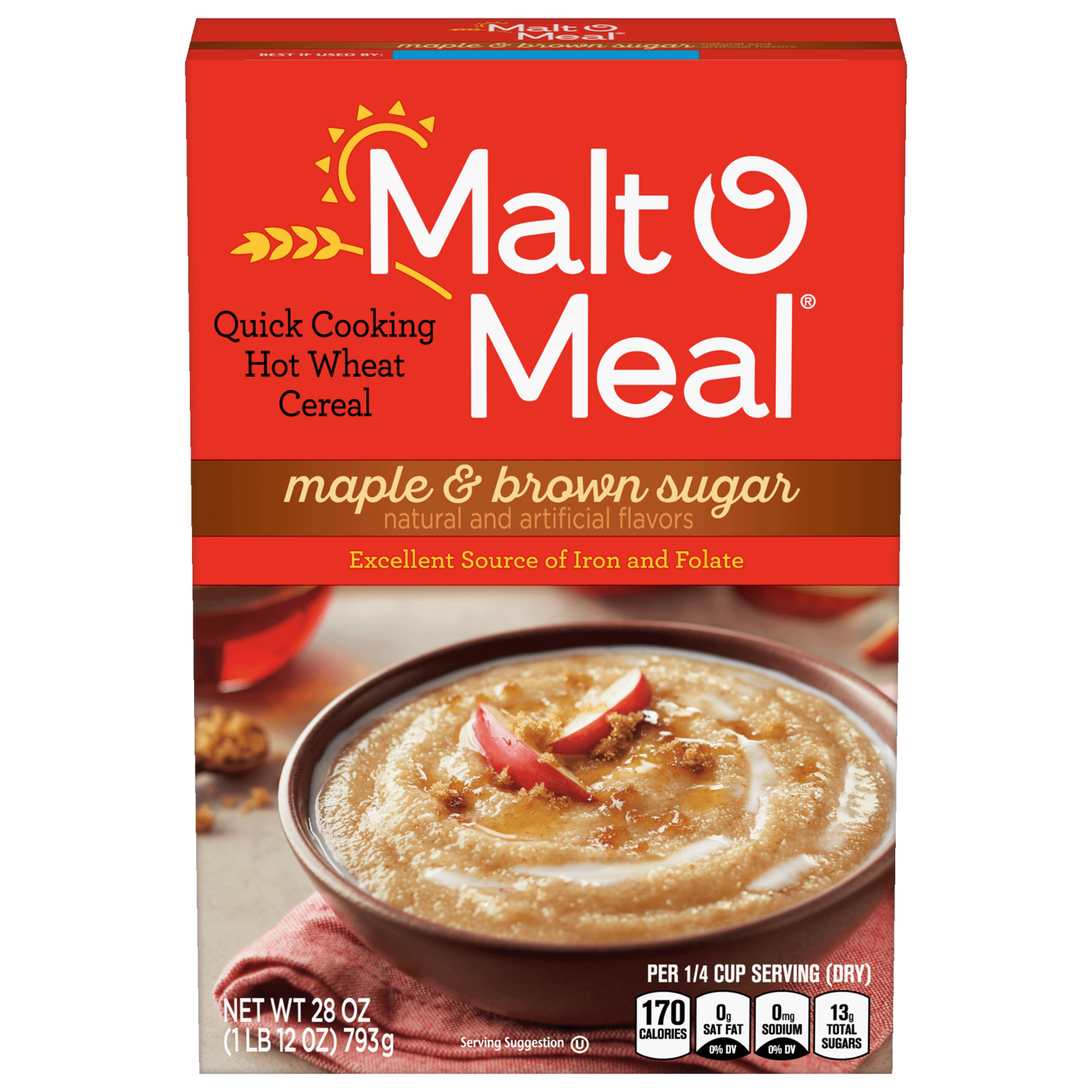 Malt-O-Meal® Chocolate Hot Wheat cereal | Post