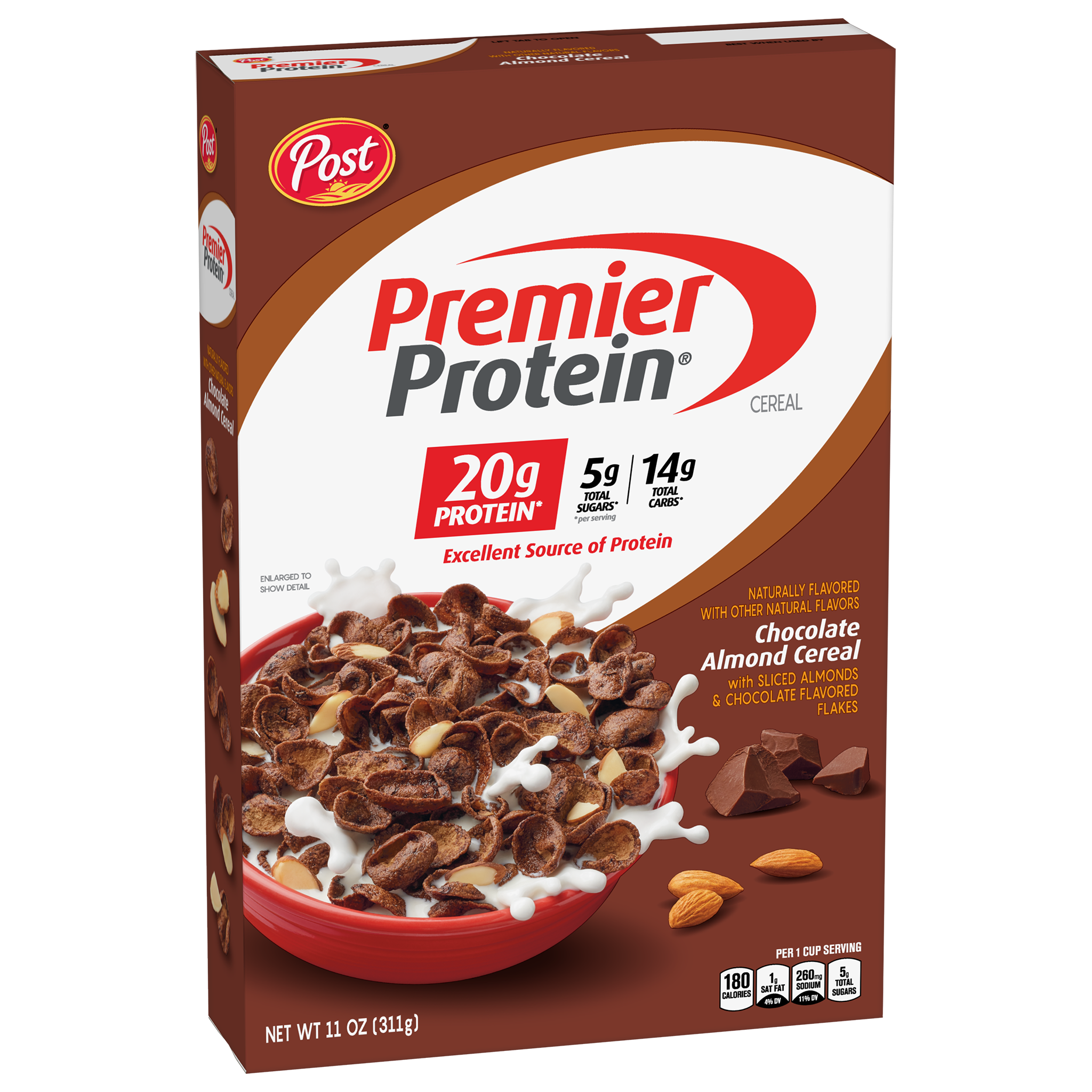 Premier Protein® Chocolate Almond Cereal | Post